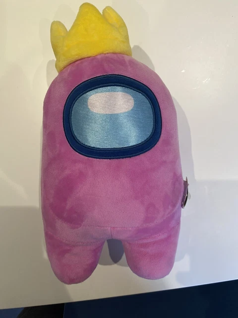 AMONG US PLUSH - Pink With Crown - 12" With Tags Official plush toy £15 ...