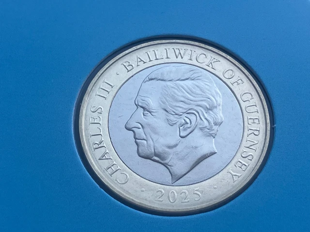 2025 GUERNSEY BRITISH Customs - Mec Fawkes Bonfire Night - Two 2 Pound ...