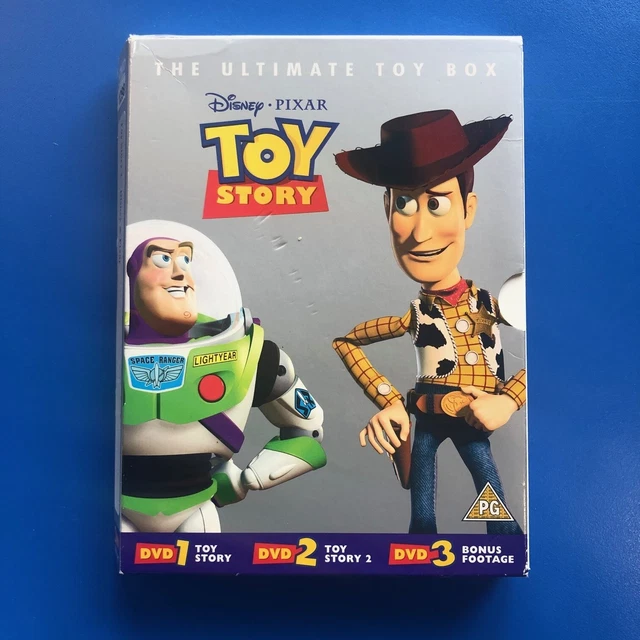 DISNEY PIXAR TOY Story 1 + 2 Ultimate Toy Box DVD collector box-set Tom ...