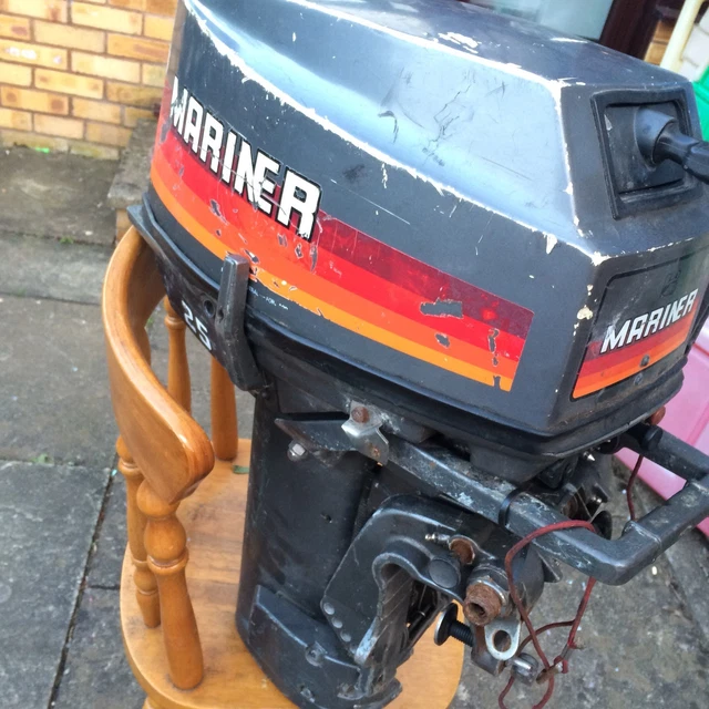 MARINER 25HP SHORT Shaft 2 Stroke Outboard Engine £175.00 - PicClick UK