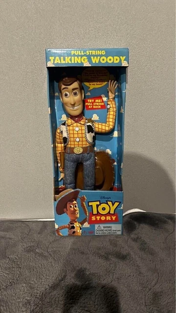 DISNEY TOY STORY PULL-STRING TALKING WOODY Official Figure PIXAR ...
