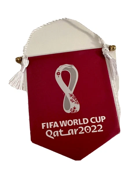 PENNANT WIMPEL FIFA World Cup Qatar 2022 Katar Red EUR 45,00 - PicClick FR
