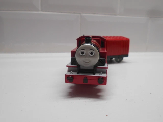 TOMY TRACKMASTER THOMAS the tank engine train LMS Arthur and red coach ...