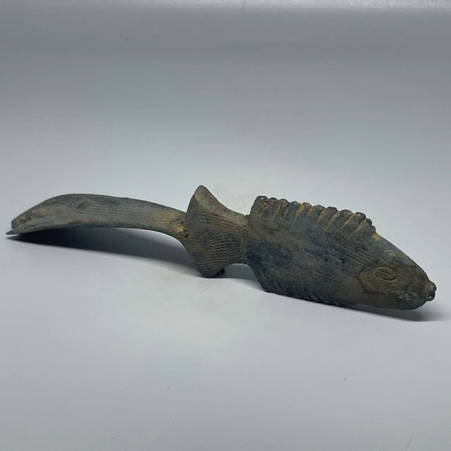 RARE ANCIENT EGYPTIAN Stone Antique Statue in Shape of a Fish 1530 ...
