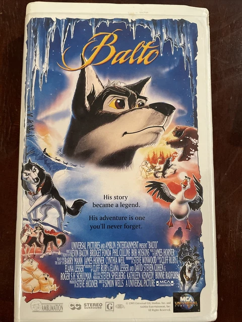 BALTO VHS MOVIE Vintage 1995 Drama Family Fun Movie Adventure £7.56 ...