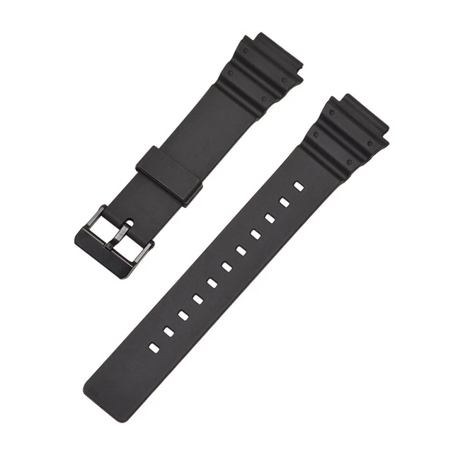 BLACK RUBBER WATCH Band For Casio Classic Dive Diver MRW-200 MRW-200H ...