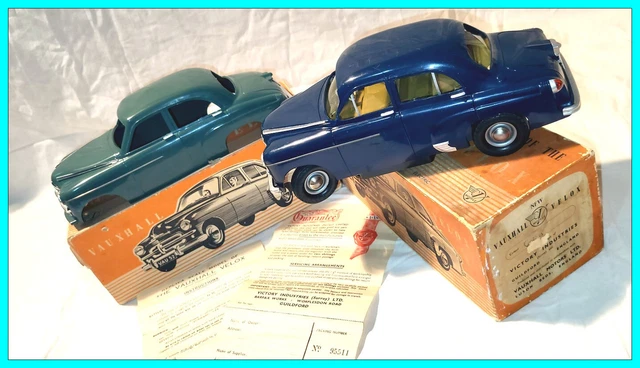 VICTORY MODELS PACK 2x VAUXHALL VELOX 1/18 ELECTRIC 1954 BOXED ...