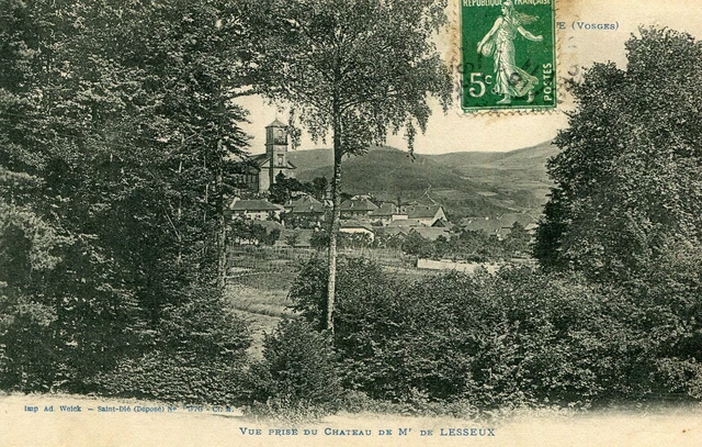 CARTE LUSSE VUE prise du château de Mr de Lesseux EUR 2,49 - PicClick FR