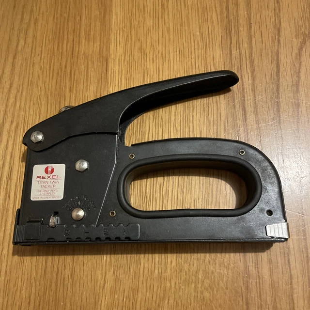 REXEL TITAN TWIN Tacker Staple Gun Vintage, British-Made No04005 £26.68 ...