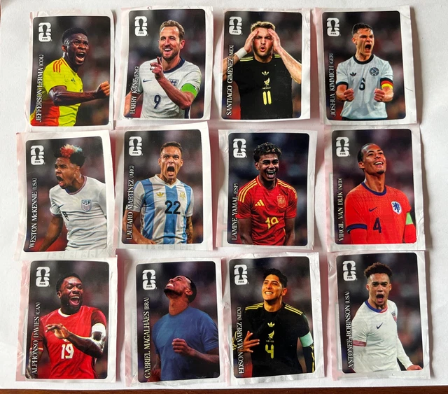 PANINI FIFA WORLD Cup 2026 Sticker Coca-Cola Full Set 12 Stickers US ...