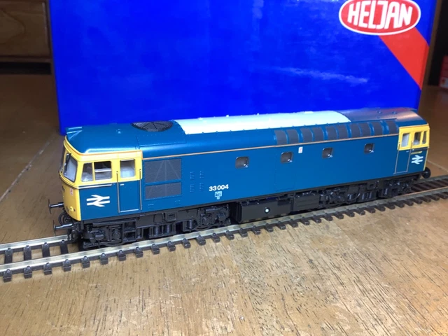 HELJAN OO GAUGE 3313 BR Blue Class 33 Diesel Locomotive 33004 £114.99 ...