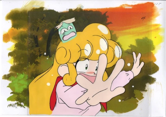 FLEUR SORCIÈRE MARY Bell Animation Cel Original Production Peinture ...