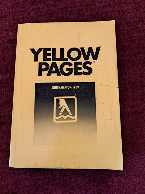 VINTAGE BT YELLOW Pages 1989 Southampton Area £14.99 - PicClick UK