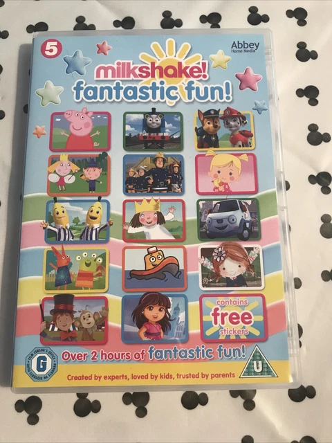 MILKSHAKE FANTASTIC FUN Complilation Dvd Channel 5 Abbey Uk Seller ...
