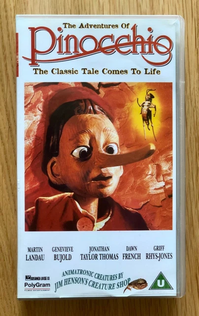 THE ADVENTURES OF Pinocchio VHS Video Tape - Excellent Condition EUR 2 ...