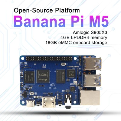 OPEN SOURCE HARDWARE Development Board Banana Pi Bpi M5 Amlogic for ...
