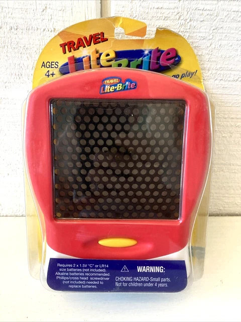 HASBRO TRAVEL LITE Brite Battery Powered Play On The Go W/ 120 Pegs 2003 NEW $29.95 - PicClick