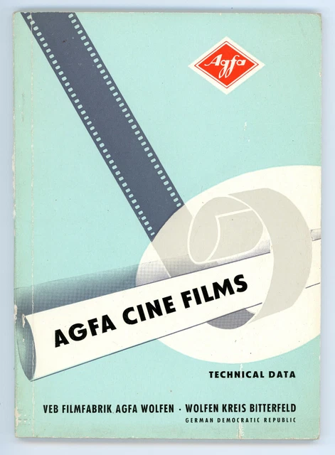 BROCHURE AGFA AGFA CINE FILMS TECHNICAL DATA Agfacolor Isopan EN ...