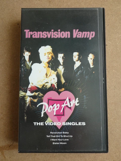 TRANSVISION VAMP POP Art - VHS tape. Wendy James. £5.00 - PicClick UK