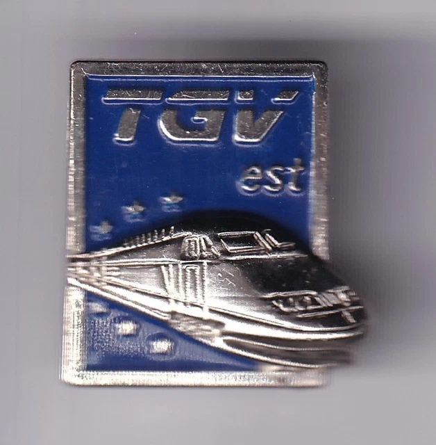 RARE PINS PIN'S .. Train Railways Sncf Tgv Locomotive Europe Rame Est ...