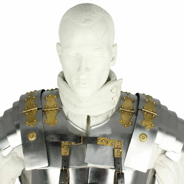 LORICA SEGMENTATA ROMAIN Légionnaire Armor Médiévale Armure Larp ...