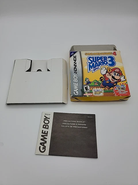 SUPER MARIO ADVANCE 4 Super Mario Bros 3 Nintendo Game Boy Advance ...