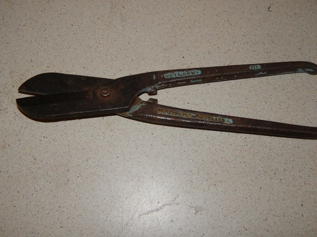 VINTAGE GILBOW TIN snips made in Sheffield welding fabricator mechanics ...