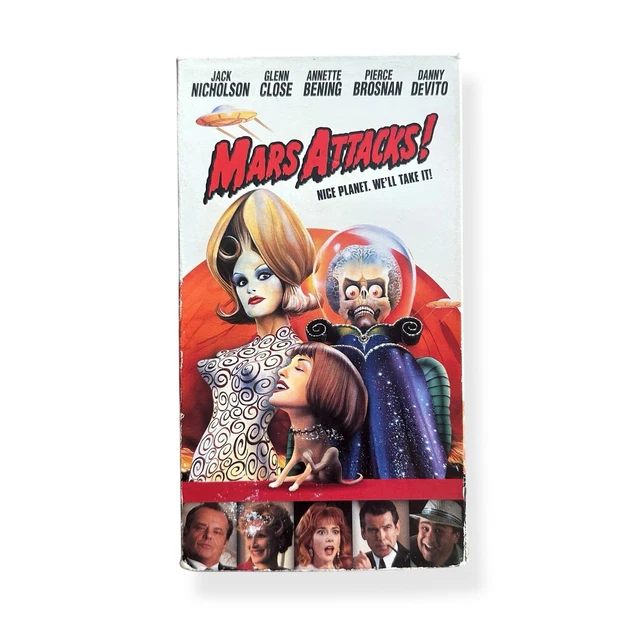 VTG MARS ATTACKS (VHS, 1997, Warner Brothers Century Collection) Jack ...