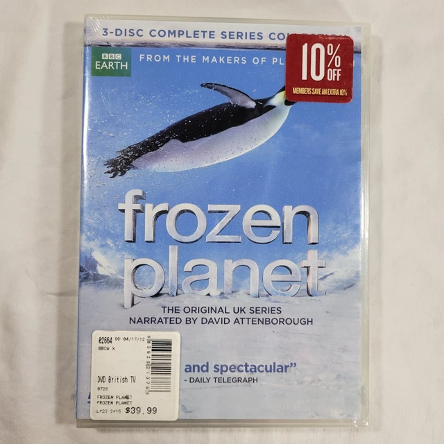 FROZEN PLANET DAVID Attenborough DVD 2012 BBC Documentary Complete ...