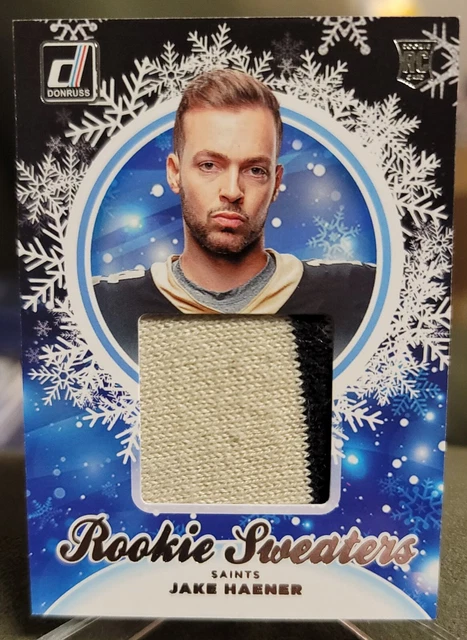 2023 PANINI DONRUSS Jake Haener carte patch pulls recrue NFL Saints RC ...