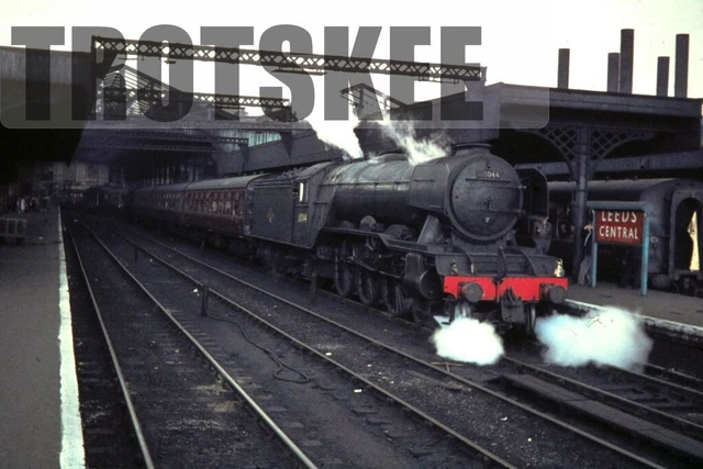 35MM SLIDE BR British Railways Steam Loco 60044 Class A3 Leeds Central ...