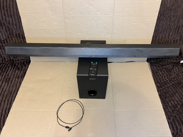 SONY SOUNDBAR WIRELESS Subwoofer Remote Bluetooth AUX Sound Bar TESTED ...