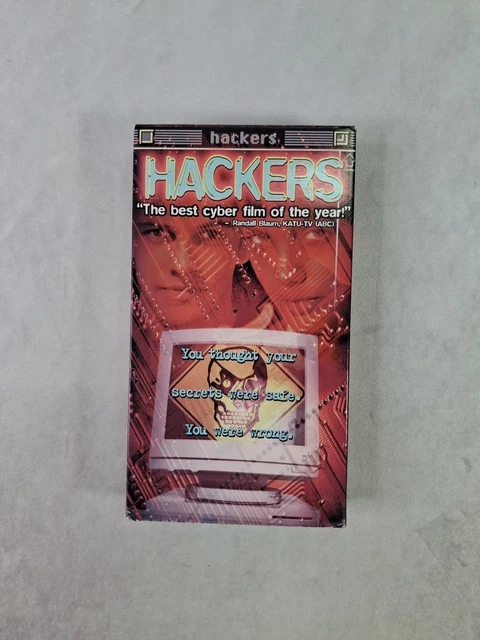 HACKERS VHS TAPE, 1995 1st Release Cult Sci-Fi Thriller Action Rare ...