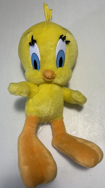 TWEETY PIE LOONEY Tunes Warner Bros 2000 Play-By-Play Plush Toy 14 ...