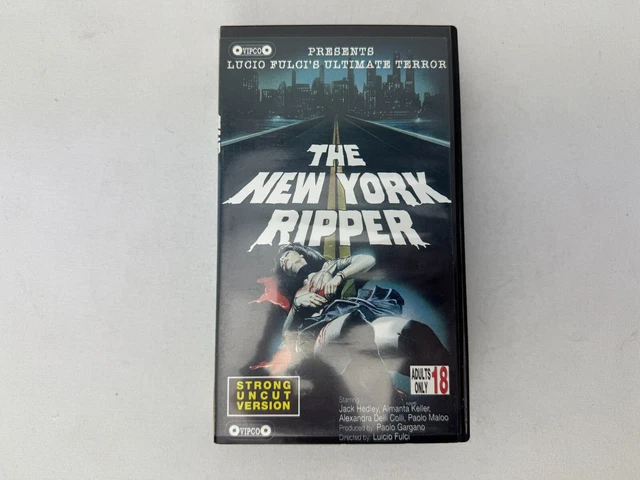 THE NEW YORK Ripper (VHS) Strong Uncut - 1982, Lucio Fulci $45.00 ...