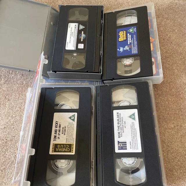 VHS KIDS BUNDLE- Noddy, Bob The Builder, Tom & Vicky - Good Condition £ ...