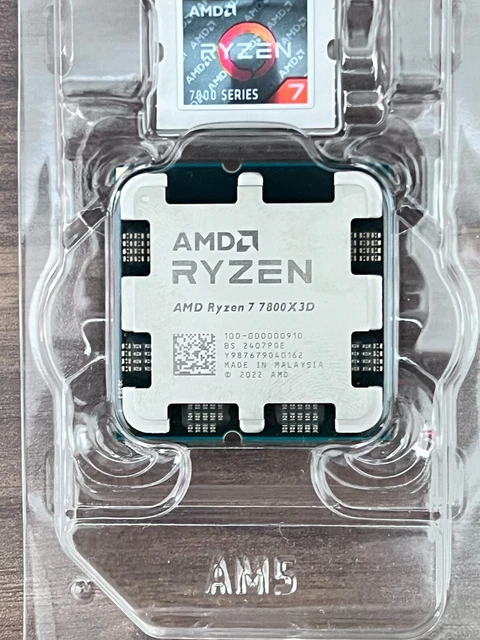 AMD RYZEN 7 7800X3D 4.2GHz 8 Core AM5 Processor. £251.00 - PicClick UK