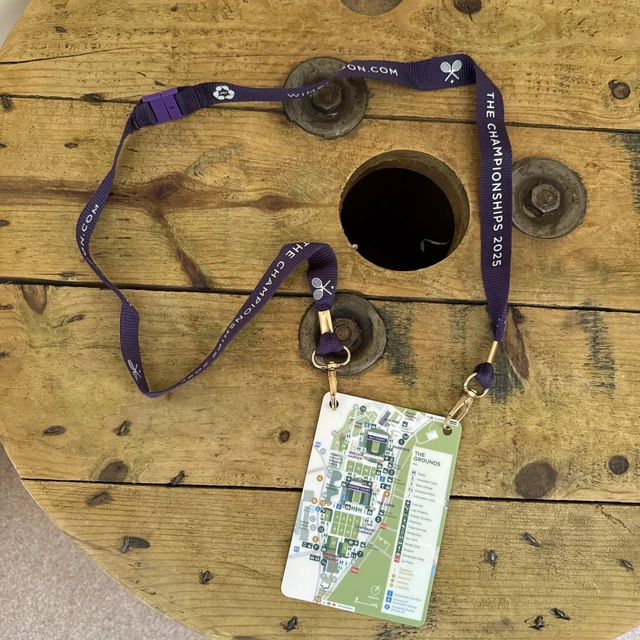 OFFICIAL WIMBLEDON CHAMPIONSHIPS 2025 Lanyard £1.13 - PicClick UK