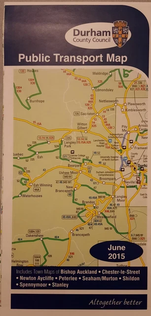 Arriva North East Route Maps FOR SALE! - PicClick UK