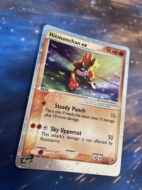 POKEMON CARD HITMONCHAN ex 98/109 Holo EX Ruby & Sapphire Set NM-LP EUR 29,90 - PicClick DE