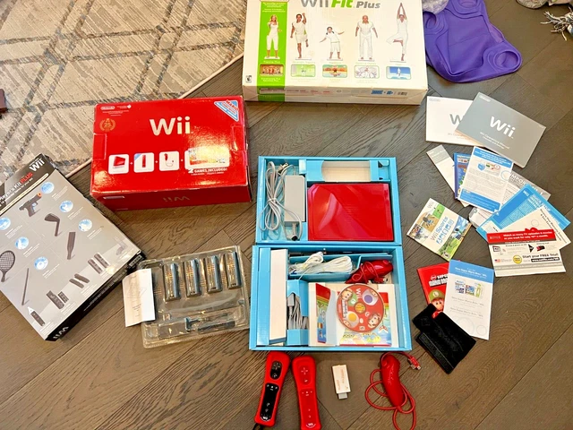 NINTENDO WII SUPER Mario Bros 25th Anniversary Limited Edition Red ...