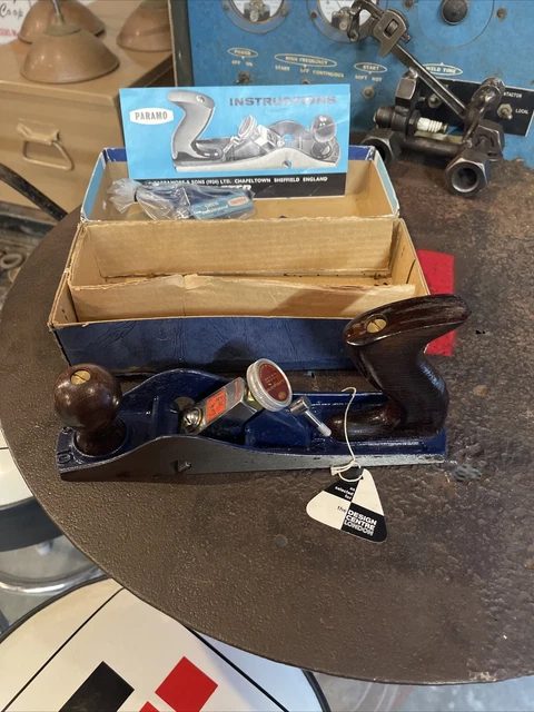 BRITISH PARAMO PLANEMASTER No 10 carriagemakers rabbet plane w/ fence £ ...