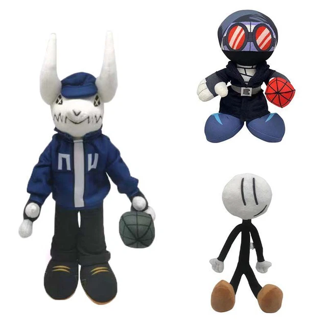 NIGHT FUNKIN FRIDAY Plush Toy FNF Spooky Month Skid Stuffed Pump Kids ...