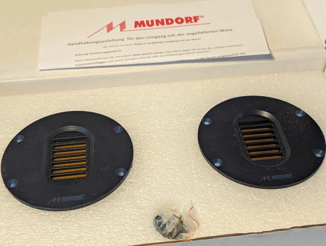 MUNDORF AMT19CM1.1-C AMT Tweeter, 120 W, 91 dB, 8 Ohm (Pair) £618.70 ...