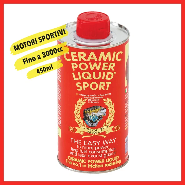 CERAMIC POWER LIQUID sport trattamento motori sportivi fino 3.000 cc ...