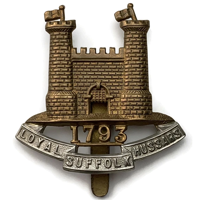 ORIGINAL LOYAL SUFFOLK Hussars Yeomanry Regiment Cap Badge £44.99 ...