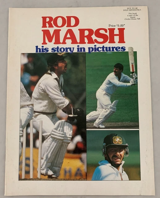 RODNEY MARSH HIS Story In Pictures Cricket Magazine 1983 $12.95 ...