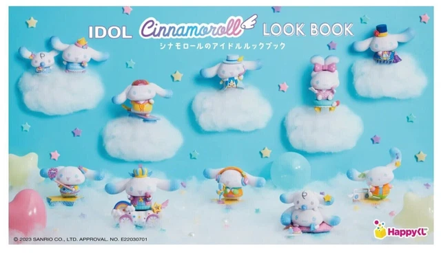 COMPLETE SET CINNAMOROLL IDOL Look Book figure 10 Piece Set Happy Kuji ...