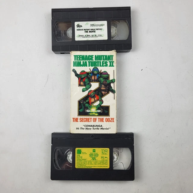 LOT VHS TEENAGE Mutant Ninja Turtle 1 2 3 I II III Vintage VHS Classic ...