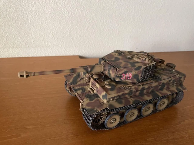 TAMIYA 1/35 ALLEMAND Trumpeter Tiger I construit et peint EUR 169,94 ...